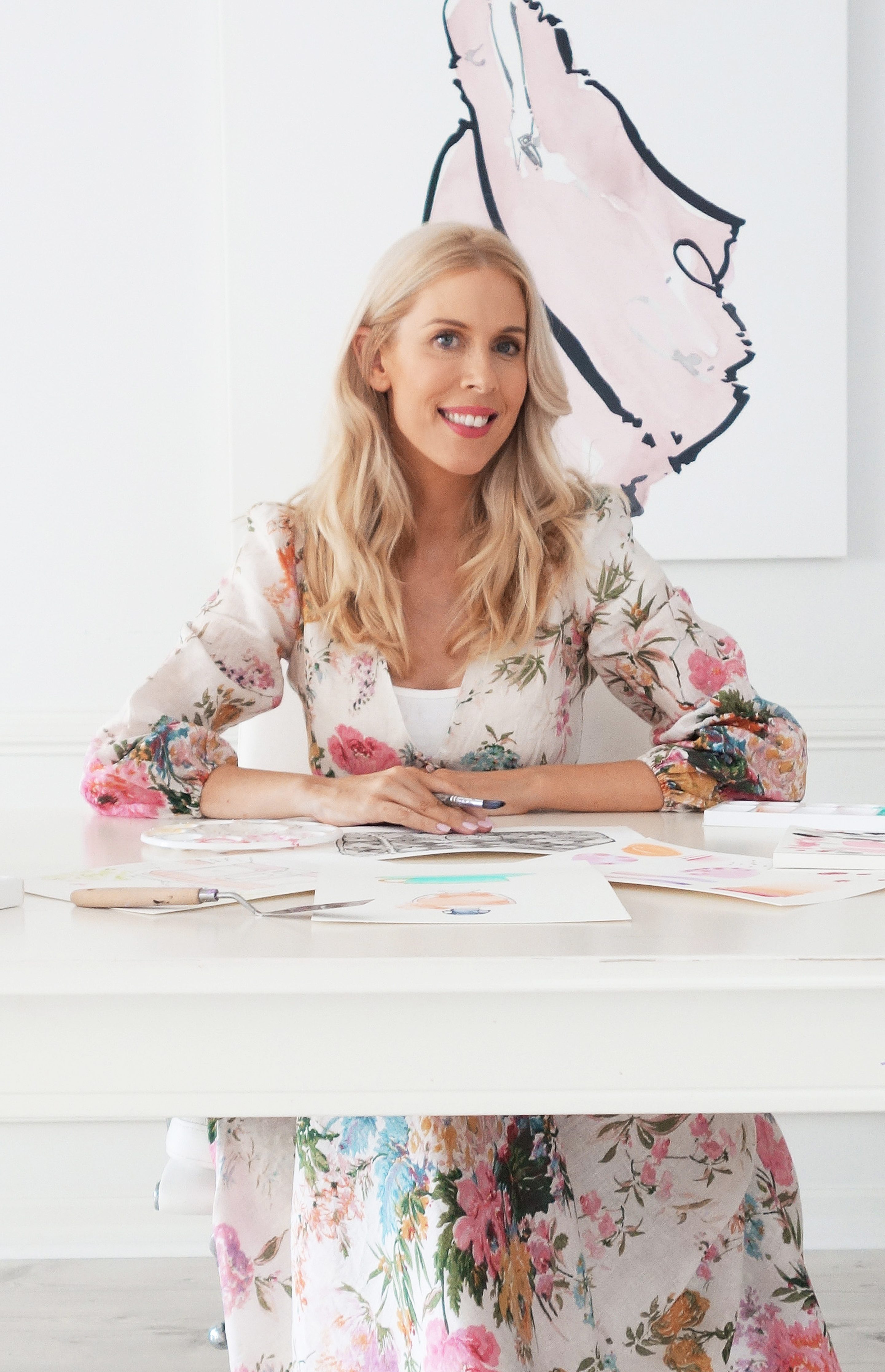 That Pink Front Door - Kerrie Hess Illustration Kerrie Hess Illustration